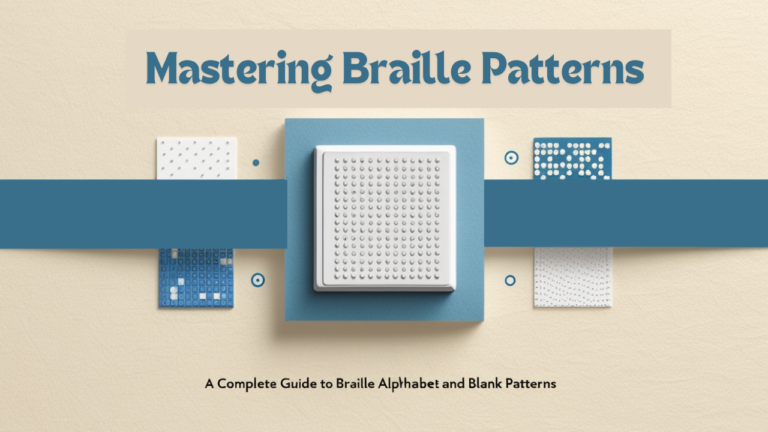 Braille Pattern Guide: Master the Alphabet & Blank Patterns
